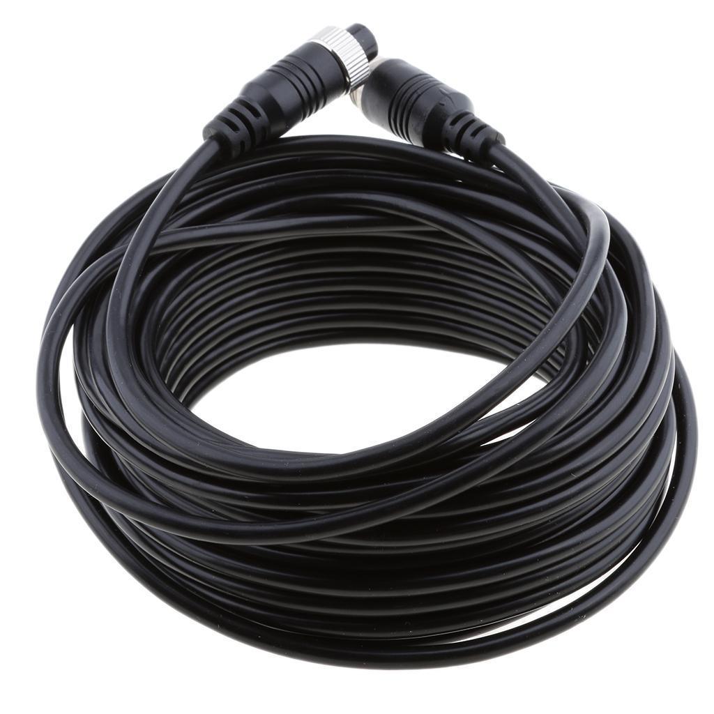 10 M 4 PIN Audio Video Extention Cable For 4 PIN Monitor & Reversing ...