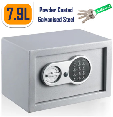 7.9L SANDLEFORD Electronic Digital Safe Security Box Home Office Cash ...