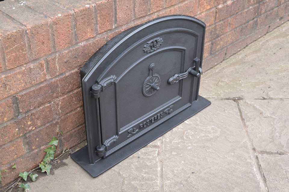 58.5 x 43 cm cast iron fire door clay bread oven doors pizza stove ...