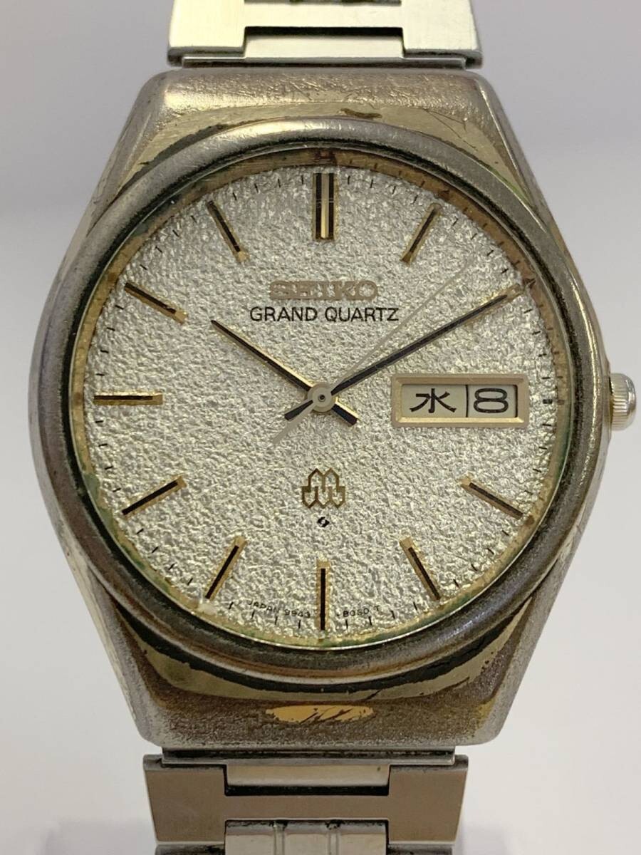 SEIKO Grand Quartz 9943-8020 Day/Date Mens Watch Vintage From Japan | eBay