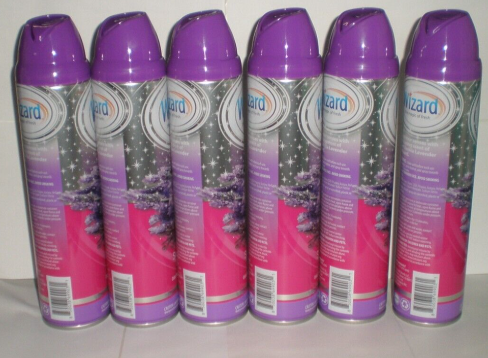 (6) SWEET VANILLA LAVENDER ODOR NEUTRALIZER AND AIR FRESHENER SPRAY ...