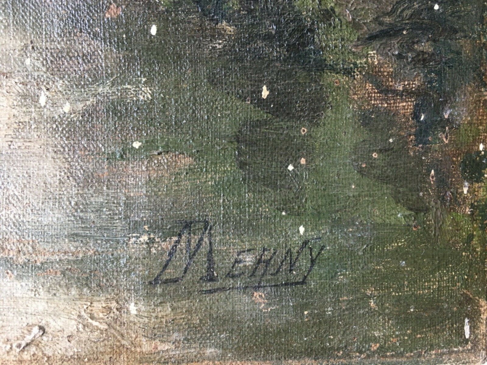 19th Century by Desire MERNY BELGIAN IMPRESSIONISM Nautical Landscape ...