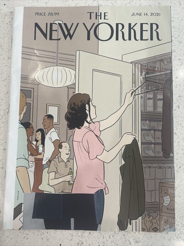 The New Yorker Magazine, June 14, 2021, Easing Back by Adrian Tomine | eBay