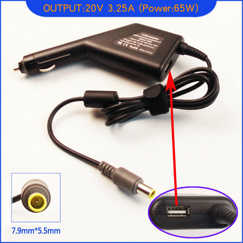 DC Car Adapter Charger for Lenovo ThinkPad X201 Tablet 3113 65W 20V 3 ...
