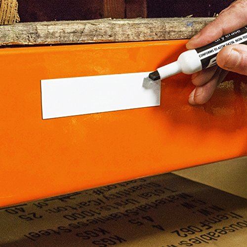 1 Inch x 25Ft Magnetic Dry Erase Labels Write On Magnet Strips for ...