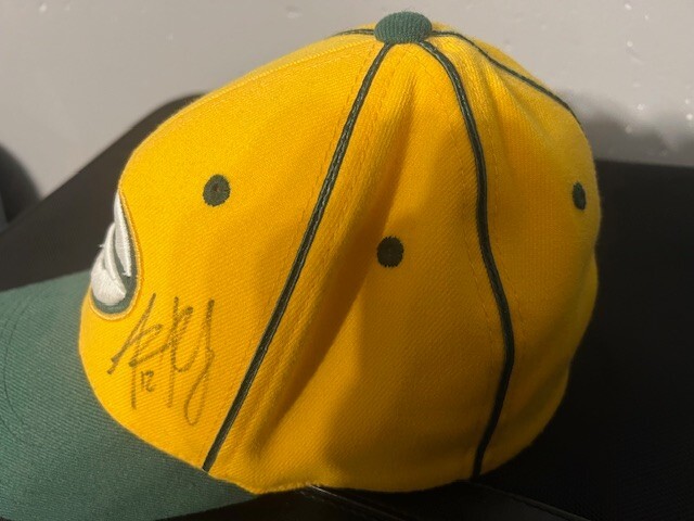 Green Bay Packers Baseball Cap with Aaron Rodgers and Donald Driver's ...