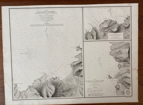 Hell Card 1829 Deposit Of The Marine Corsica L'Algajola Malfaco Centuri ...
