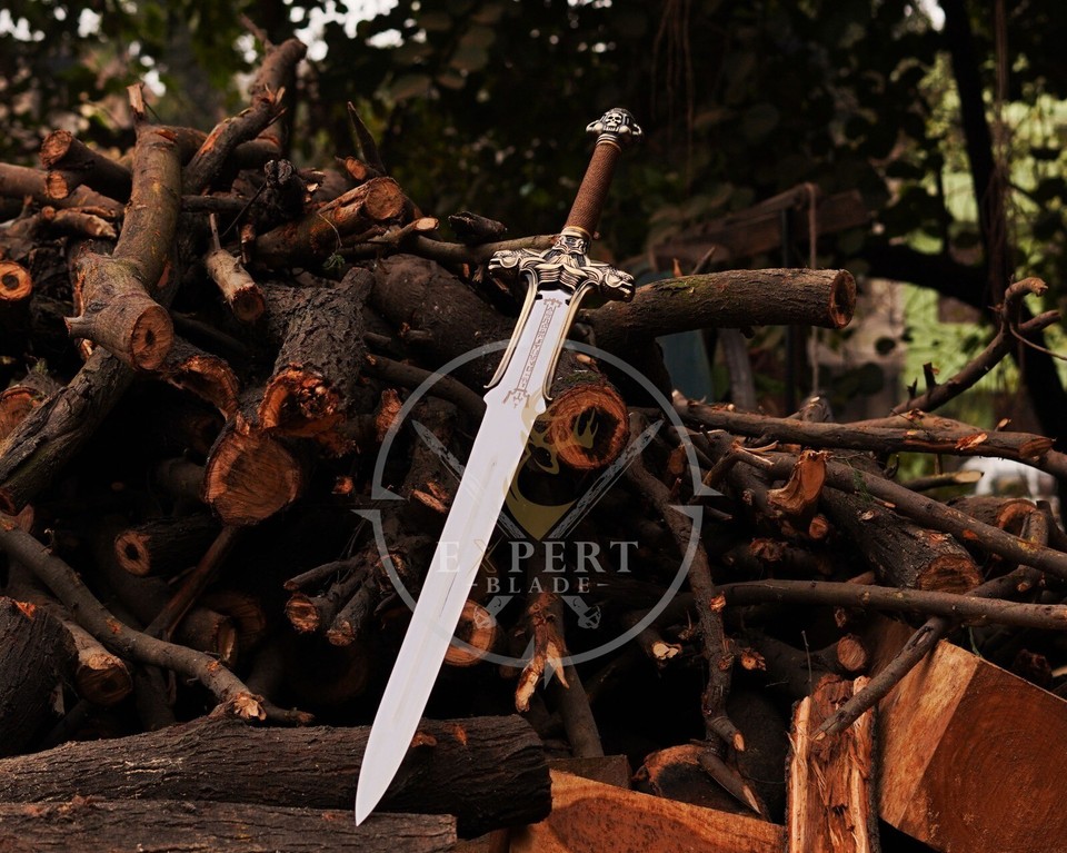 New Medieval Conan Atlantean Gold Sword - Official Conan Barbarian ...