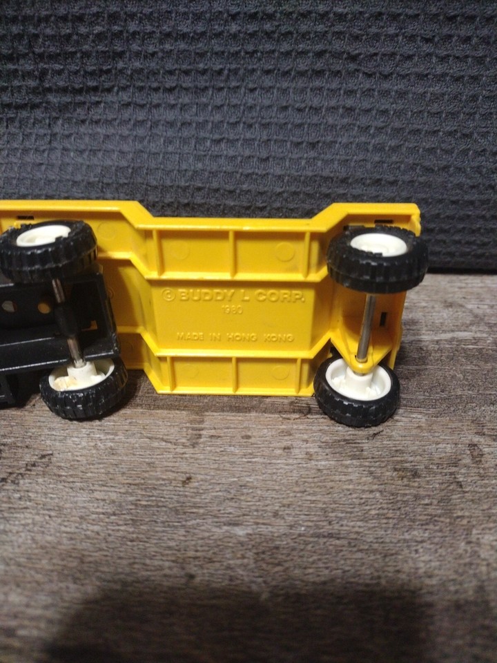 Vintage Buddy L Construction Trailer 1980 Hong Kong Vintage Toy AF978 ...