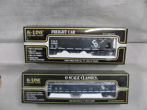 K-Line K623-1251 C&O Die Cast Hopper w/coal, K652-1251 C&O Die Cast ...