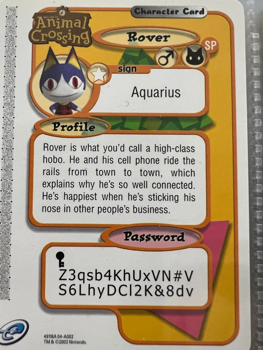 Animal Crossing Rover Human