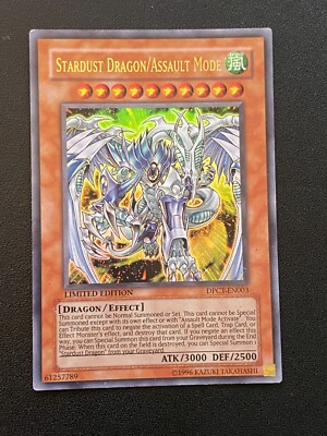 Yugioh Stardust Dragon/Assault Mode DPCT-EN003 Ultra Rare Limited ...