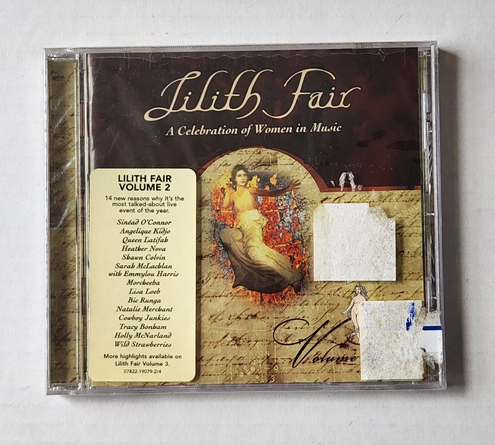 Lilith Fair A Celebration Of Women In Music. Volume 2. Sealed Music CD ...