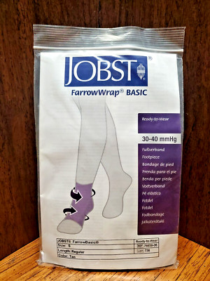 JOBST FarrowWrap Basic Compression Wraps 30-40 mmHg Foot Piece Tan S ...