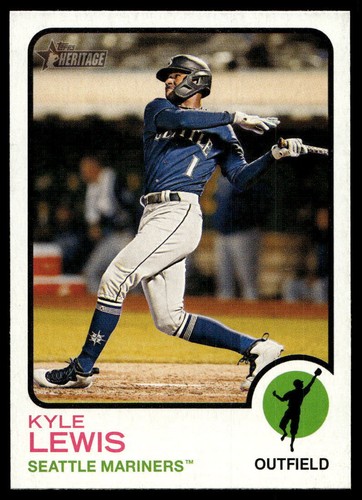 2022 Topps Heritage #261 Kyle Lewis Seattle Mariners | eBay