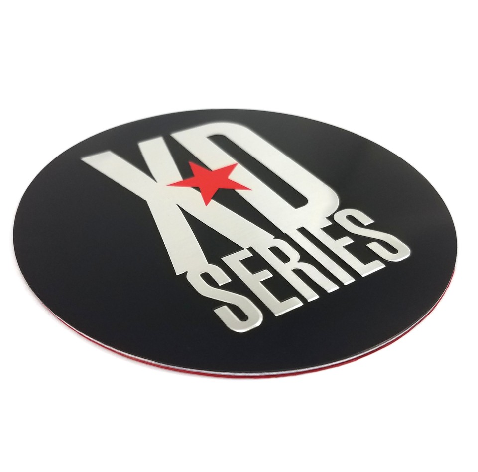 KMC 3 1/16" (78mm) OD Black Wheel Center Hub Cap XD Series Logo/Sticker ...