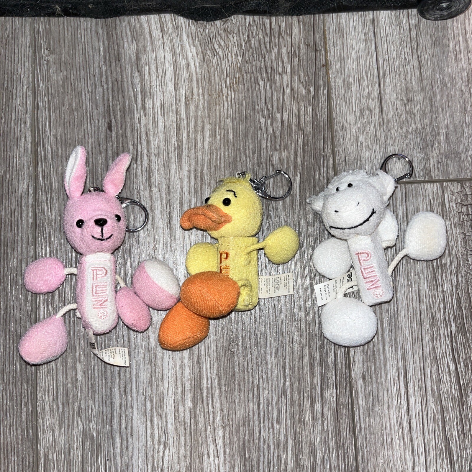 2009 Pez Petz Plush Keychain Barnyard Babies Candy Dispenser Lot Of 3 ...
