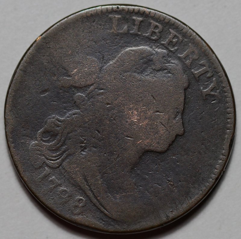 1798 Draped Bust Large Cent - 1st Hair Style - US 1c Copper Coin | eBay