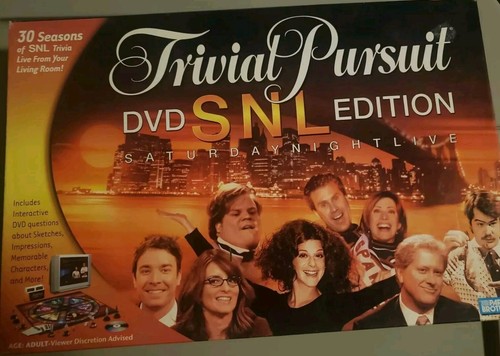 2004 Trivial Pursuit DVD SNL Edition Saturday Night Live Adult Trivia ...