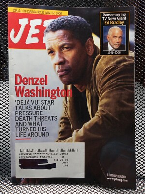 Deja Vu Denzel Washington Ed Bradley Black Americana JET Magazine Nov ...