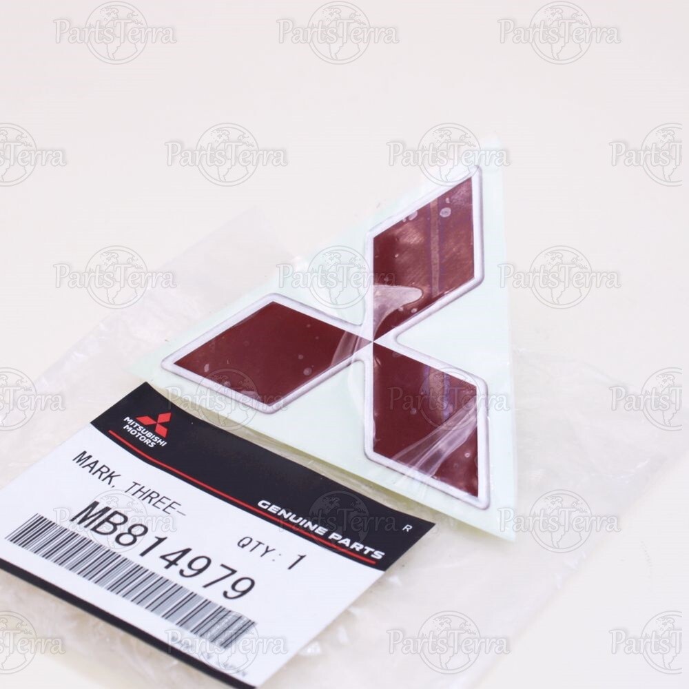 GENUINE Mitsubishi Three Diamond Front Sticker Emblem ECLIPSE 3000GT ...