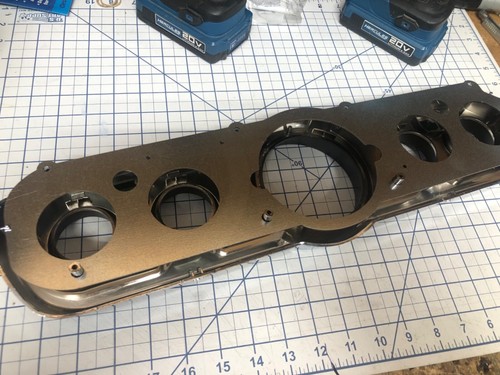 5 Gauge Mounting System Dash Panel Bezel Kit Fits 65 66 Mustang Meter ...