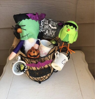 New Handmade Coffee Bar Decor Halloween Sku Fall Sign Says Eat Drink ...