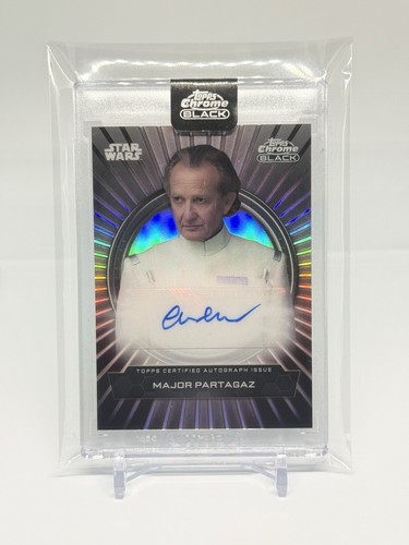 2024 Topps Chrome Black Star Wars Major Partagaz/Anton Lesser Auto #BFA ...