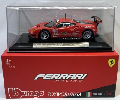 Bburago Ferrari 488 GTE/2017 #62 Ferrari Facing | eBay