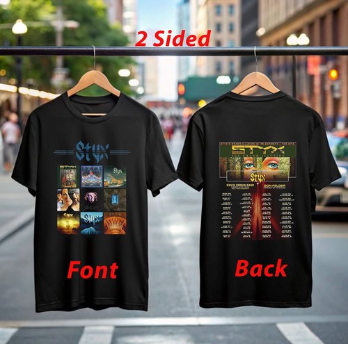 Styx The Grand Illusion Tour 2025 T-Shirt Official Concert Merch Rock ...