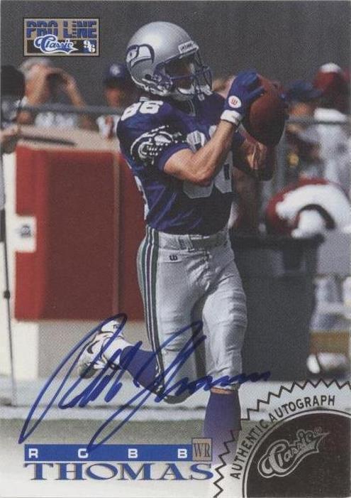 1996 Pro Line - Autographs Robb Thomas Gold /250 (AU) for sale online ...