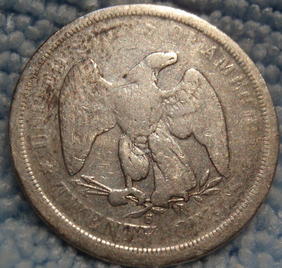 1875 S Twenty Cent Piece 20c RARE Silver Circulated Nice Type Coin | eBay
