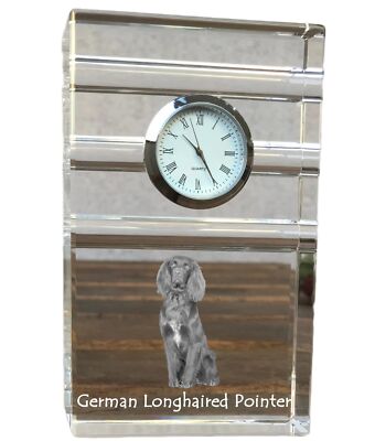 German Shorthaired Pointer three-striped clock with a dog Art-Dog | eBay