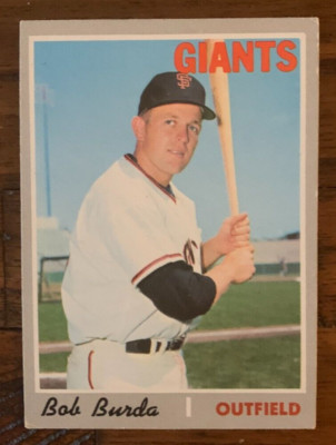 1970 TOPPS BASEBALL BOB BURDA #357 EX+ | eBay