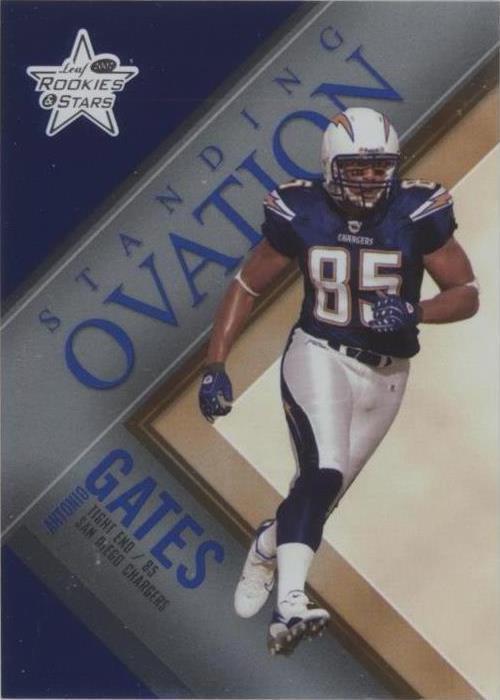 2007 Leaf Rookies & Stars - Standing Ovation Antonio Gates #SO-16 Blue ...