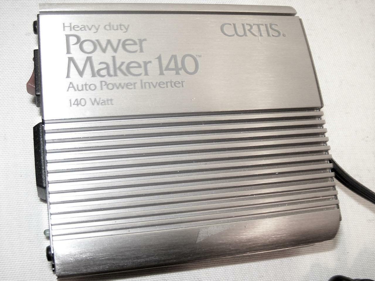 Curtis Power Maker 140 Watt Power Inverter DC 12V to AC 115V Converter ...