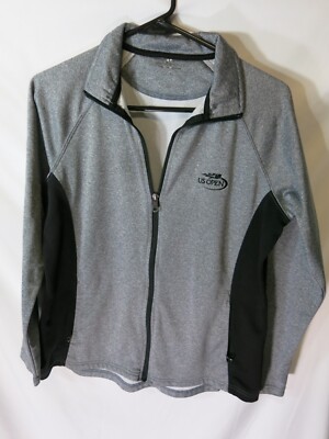 US Open Tennis Wicking Full Zip LS Light Jacket IBM Logo Men MEDIUM ...