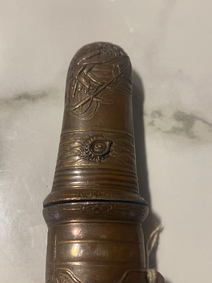 Antique Japanese Early Edo 17th C Aikuchi Tanto Dagger Fine Temper ...