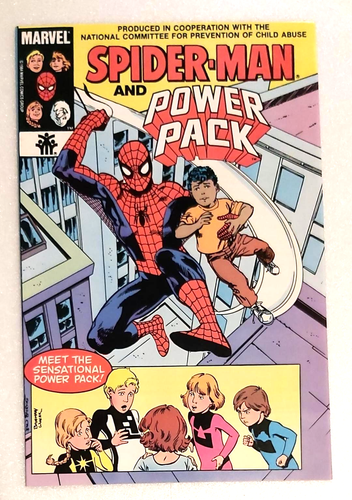 Spider-Man and Power Pack / 1984 Marvel Promo Comic @ Child Abuse / NM+ ...