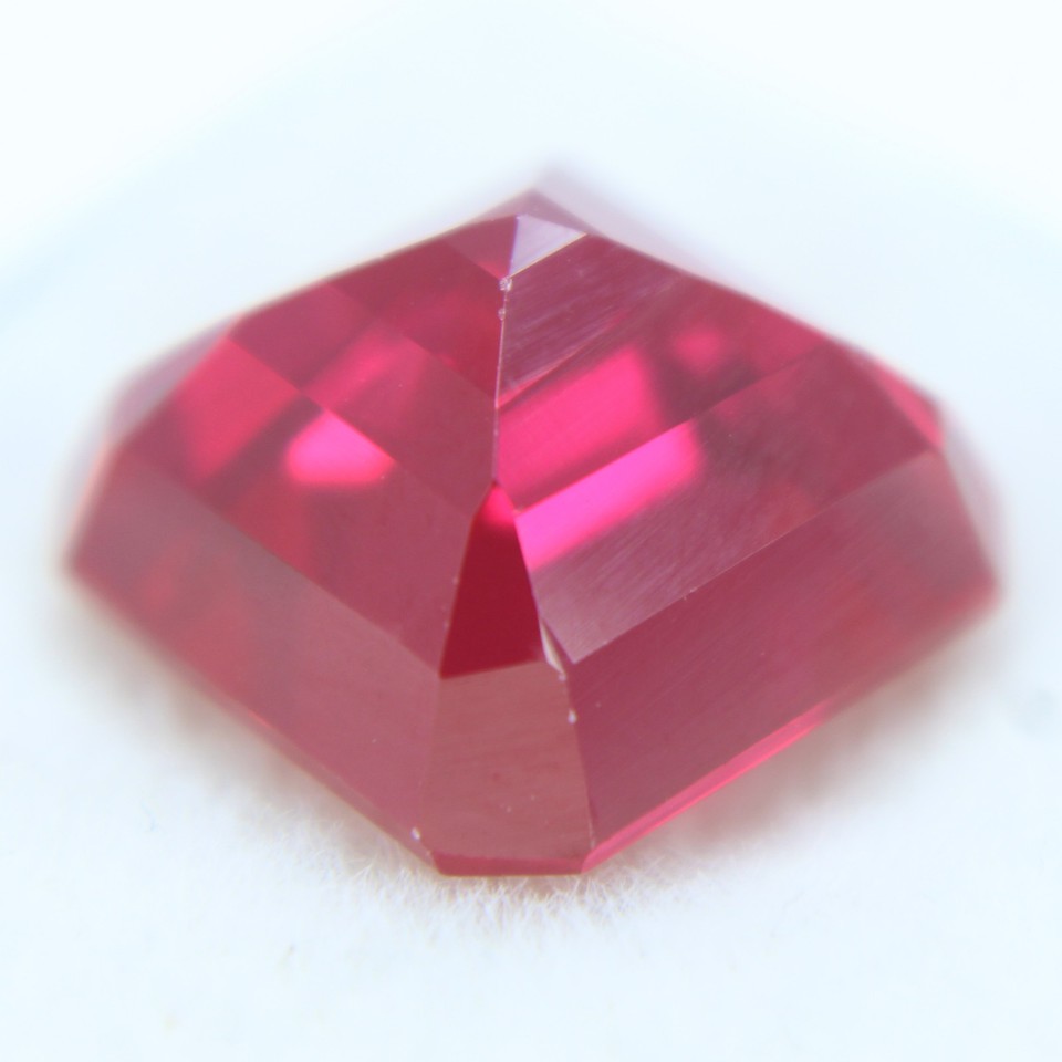 8.50 Ct Certified Natural Ruby Red Eye Clean Emerald Shape Loose ...