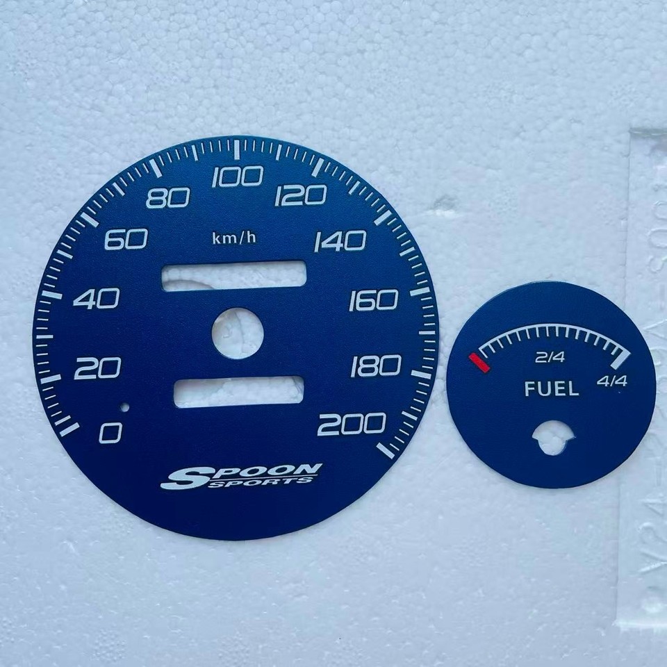 Speedometer Dial Face Gauges For Honda Integra DC2 Cluster Overlay ...