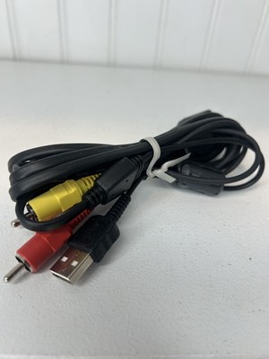 Sony PSP Composite AV Cable RCA TV Out USB for PlayStation Portable ...
