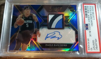 Paolo Banchero 2022-23 Select TRUE RPA /49 PSA 10 POP 4 ROY Orlando ...