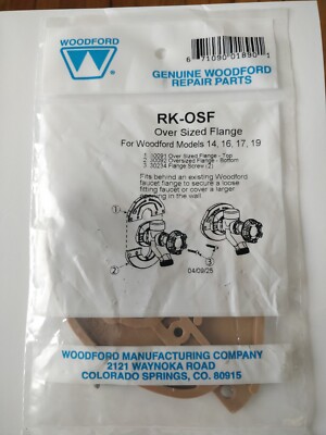 Woodford RK-OSF Over Sized Flange Outdoor for Woodford (Models 14, 16 ...