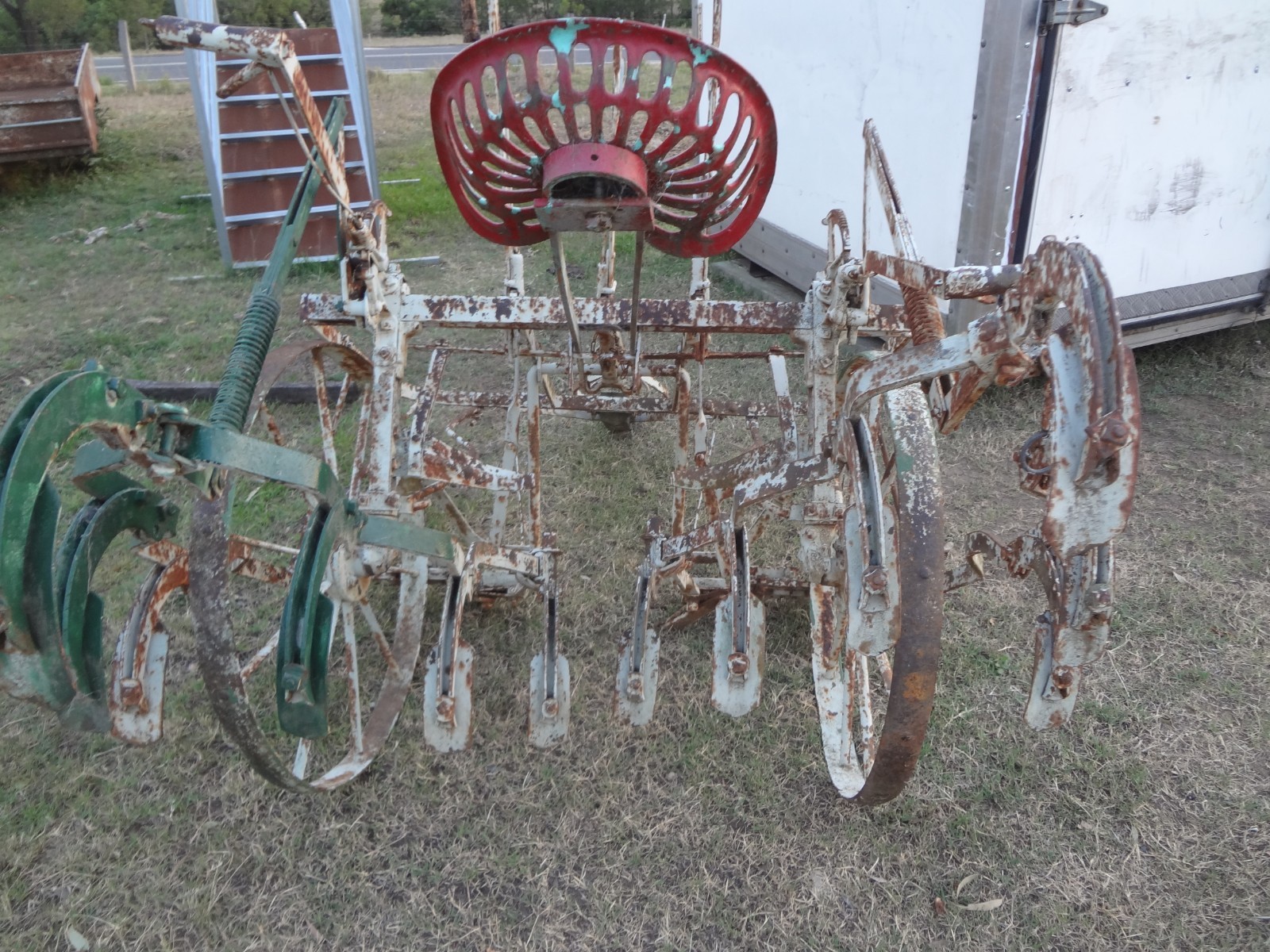 Fabulous Vintage Industrial Scuffler - Farm Machinery / Plough /Garden ...