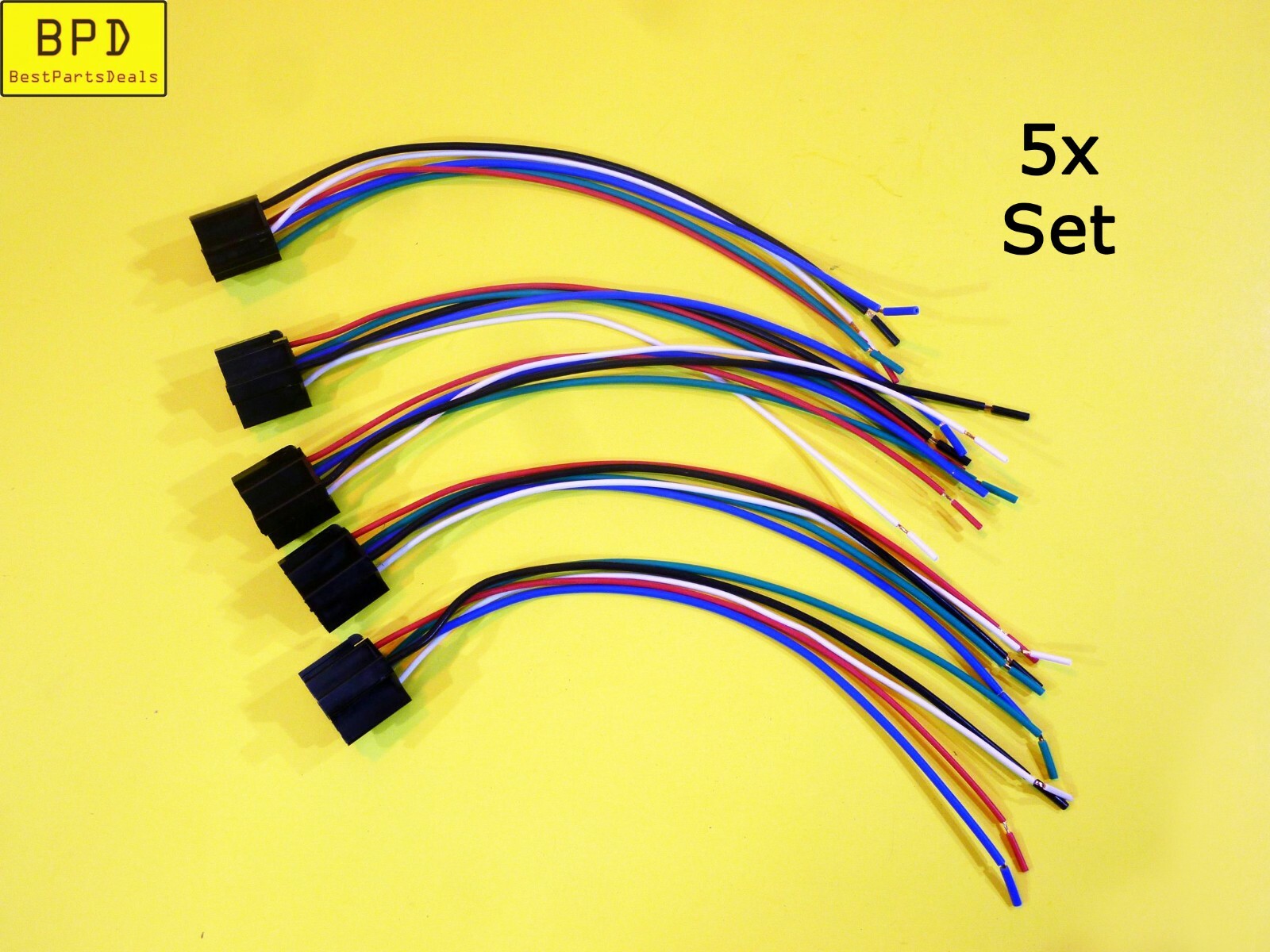 10x 60A Relay Socket Harness 5 Pin 18 GA - 14 GA ACCELE BRS14E for sale ...