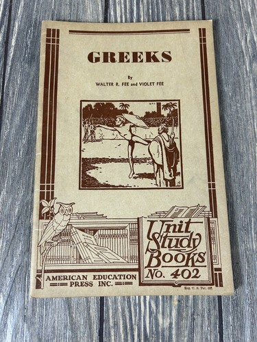 Vintage 1934 The Story Of The Greeks By Voilet Fee And Walter R Fee ...