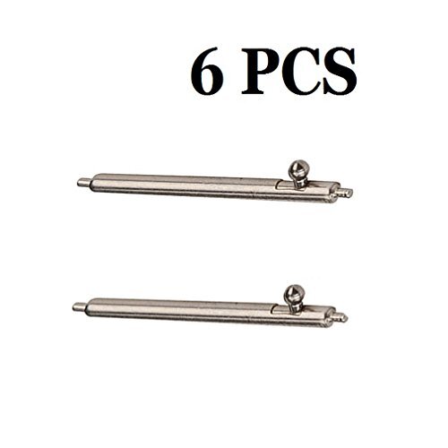 for 24mm Quick Release Spring Bars Pins - 6PCS Stainless Steel Watch ...
