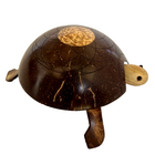 KING COCONUT SHELL TURTLE ORNAMENT Shine Design New | eBay