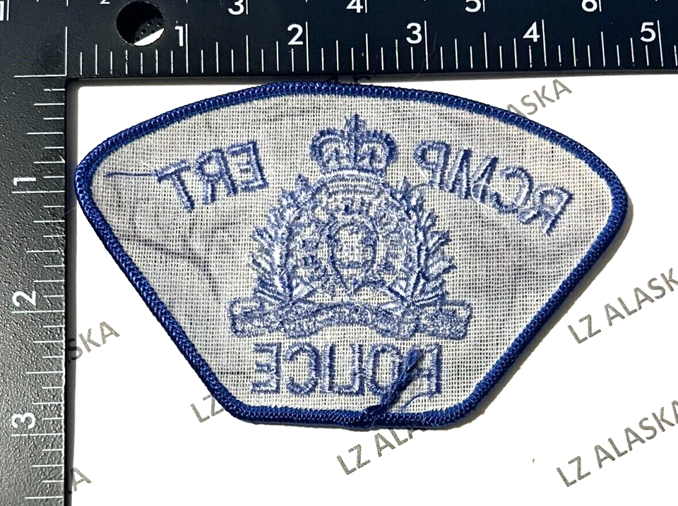 RCMP ERT POLICE BLUE PATCH (PD19) | eBay